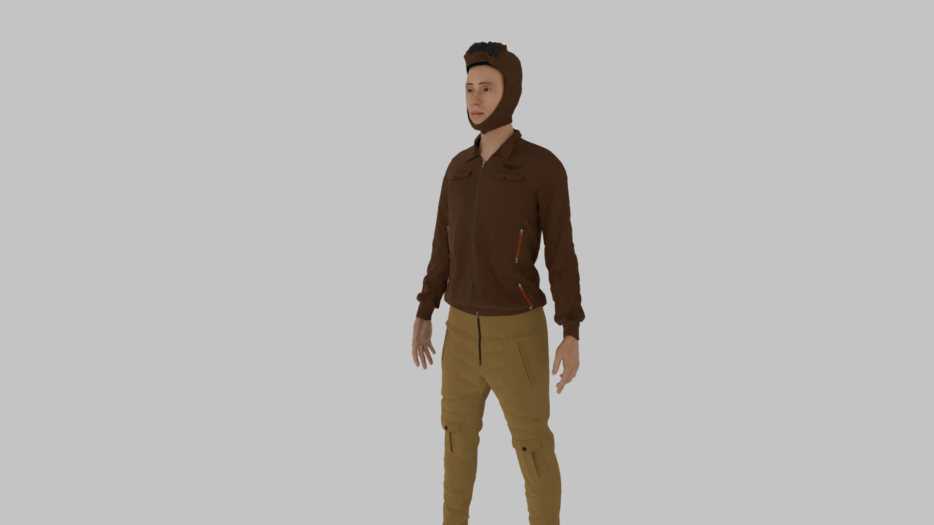 Fighter Pilot WW2 3D Model - TurboSquid 1971574