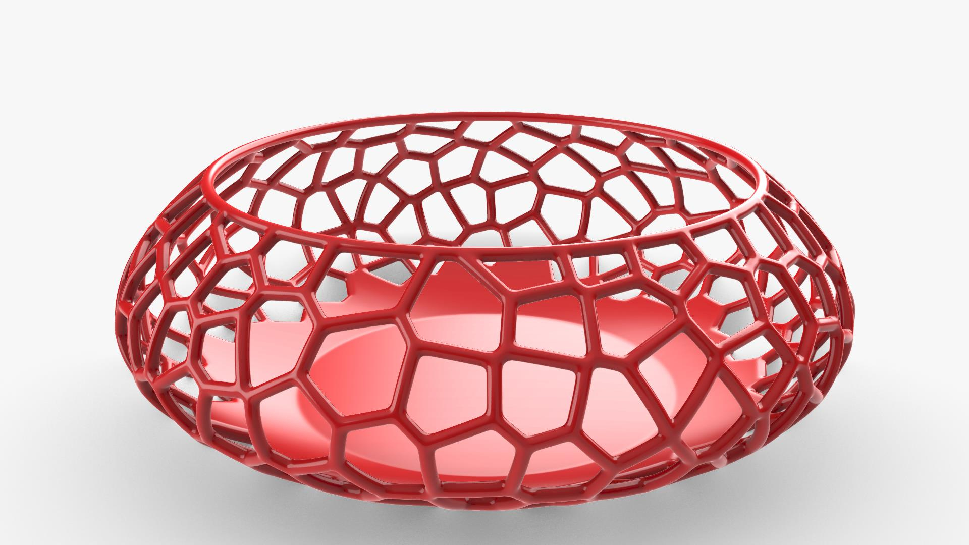 Organic Voronoi Bowl 3D model - TurboSquid 2177952