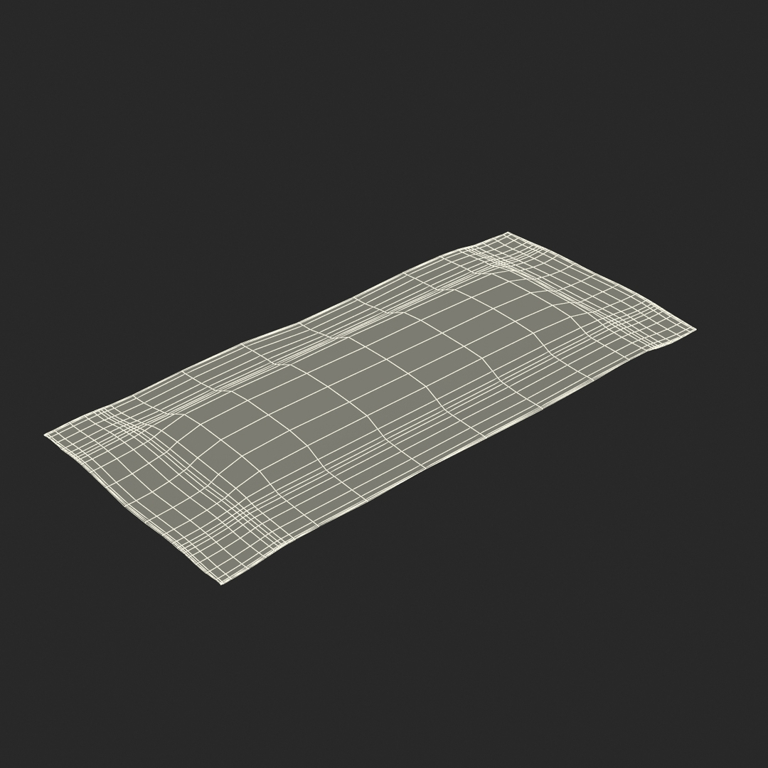 3d Model Sugar Packet