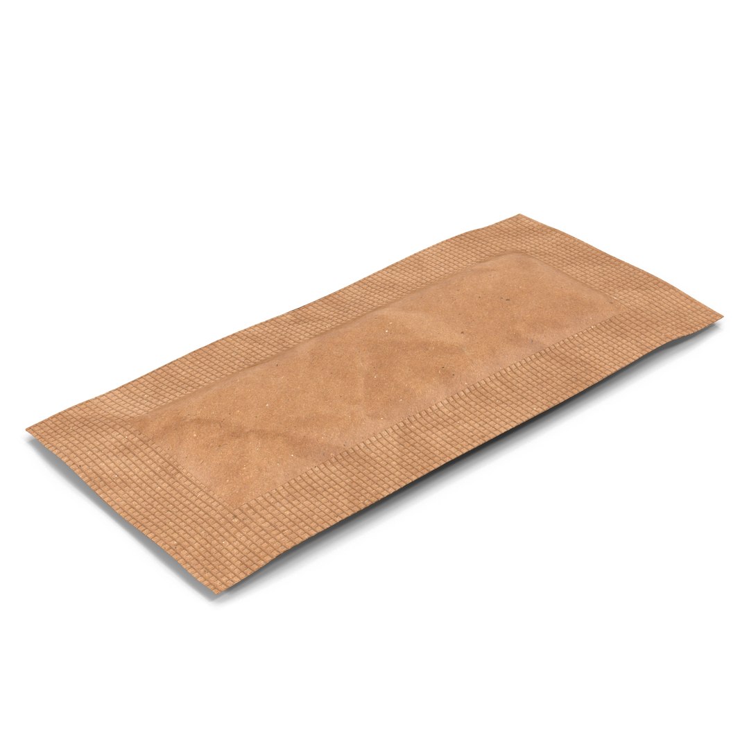 3d Model Sugar Packet