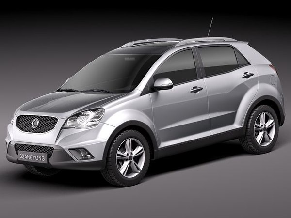 3d model ssangyong ssang yong sangyong