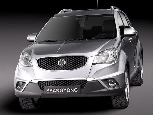 3d model ssangyong ssang yong sangyong