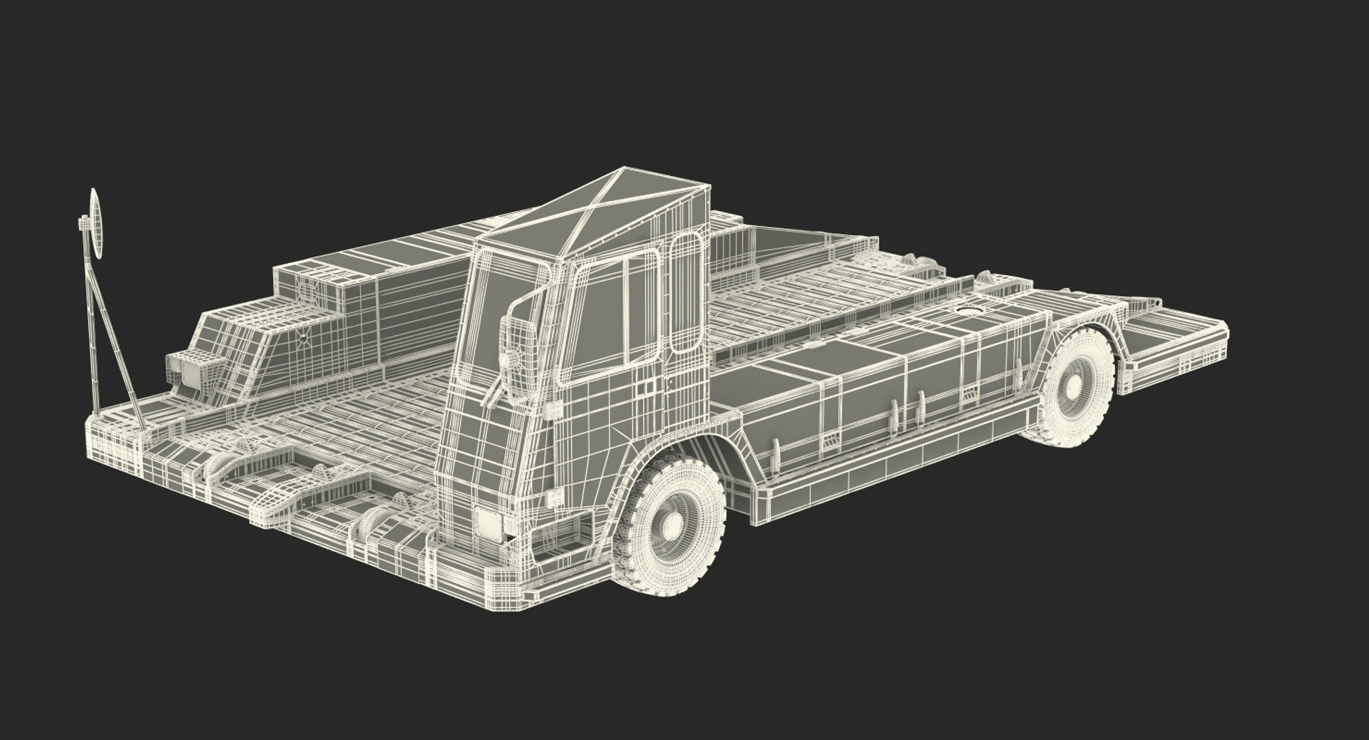 Container Pallet Transporter Pulsar 3d 3ds