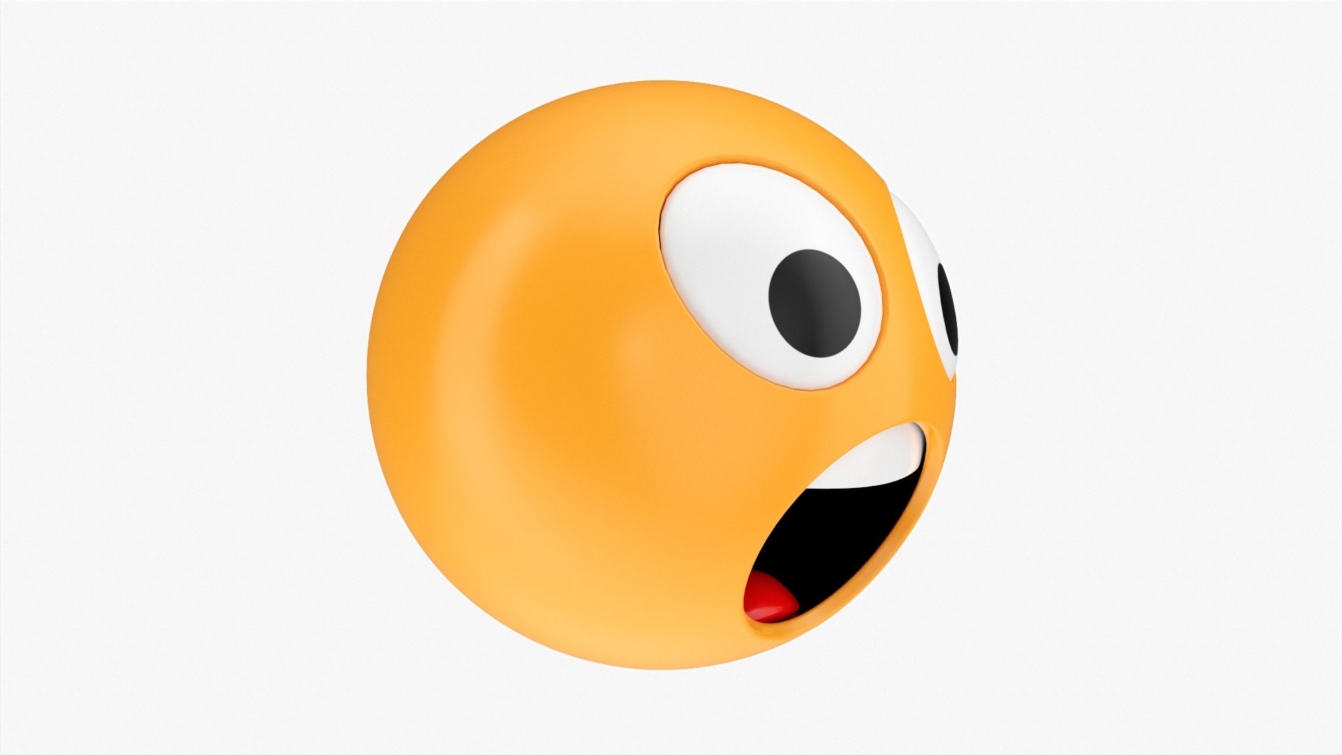 Emoji 026 Astonished With Big Eyes 3D - TurboSquid 1817638