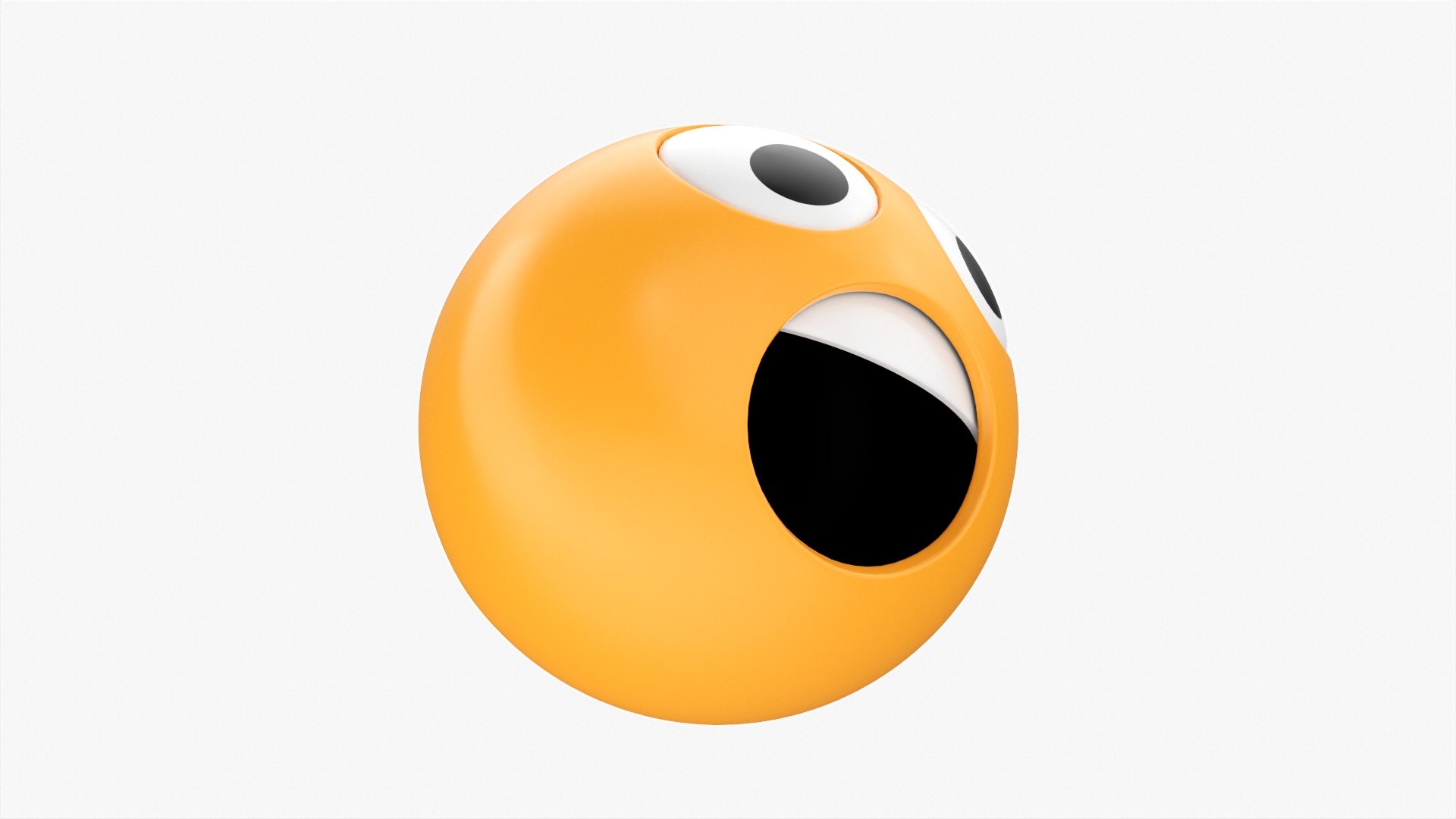 Emoji 026 Astonished With Big Eyes 3D - TurboSquid 1817638
