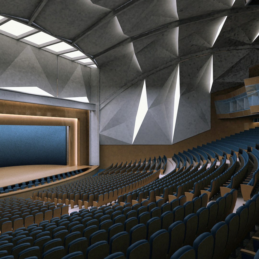 Auditorium Theater 3d Model