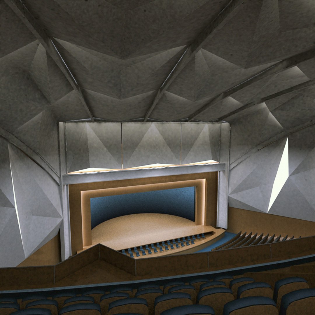 Auditorium Theater 3d Model