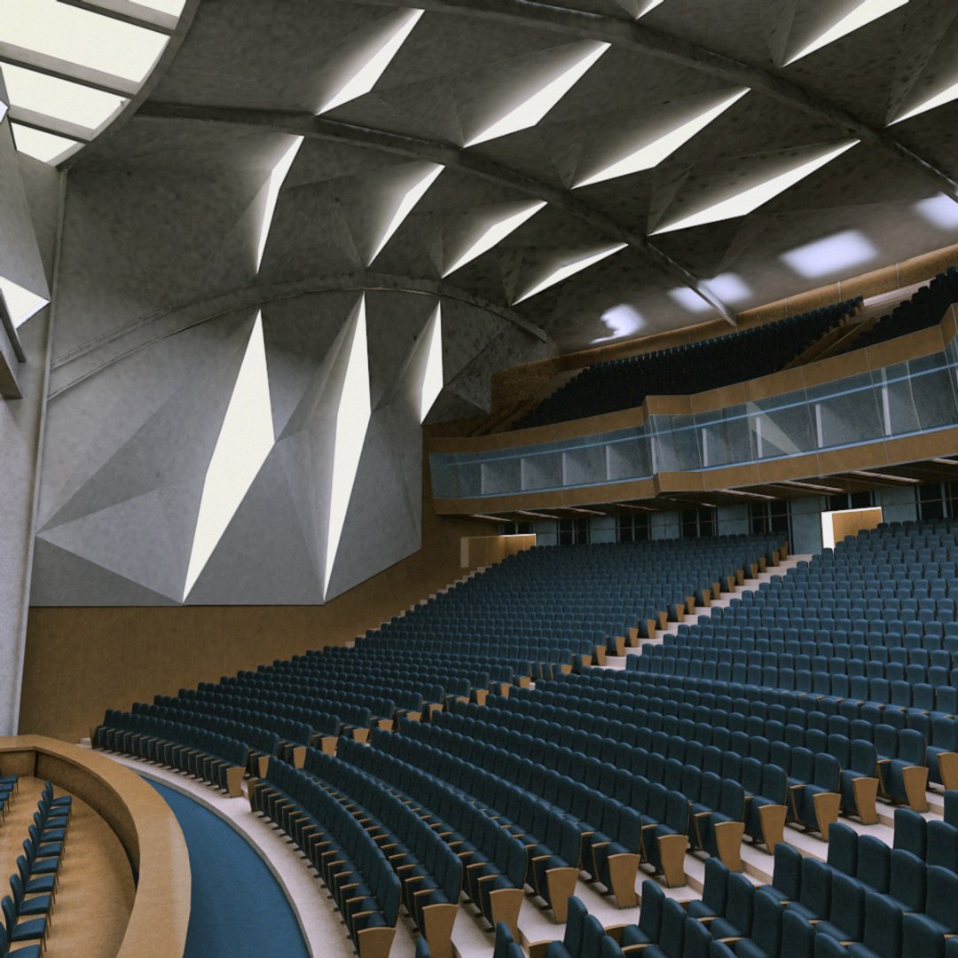 Auditorium Theater 3d Model