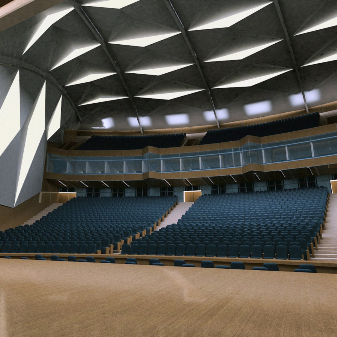 Auditorium Theater 3d Model