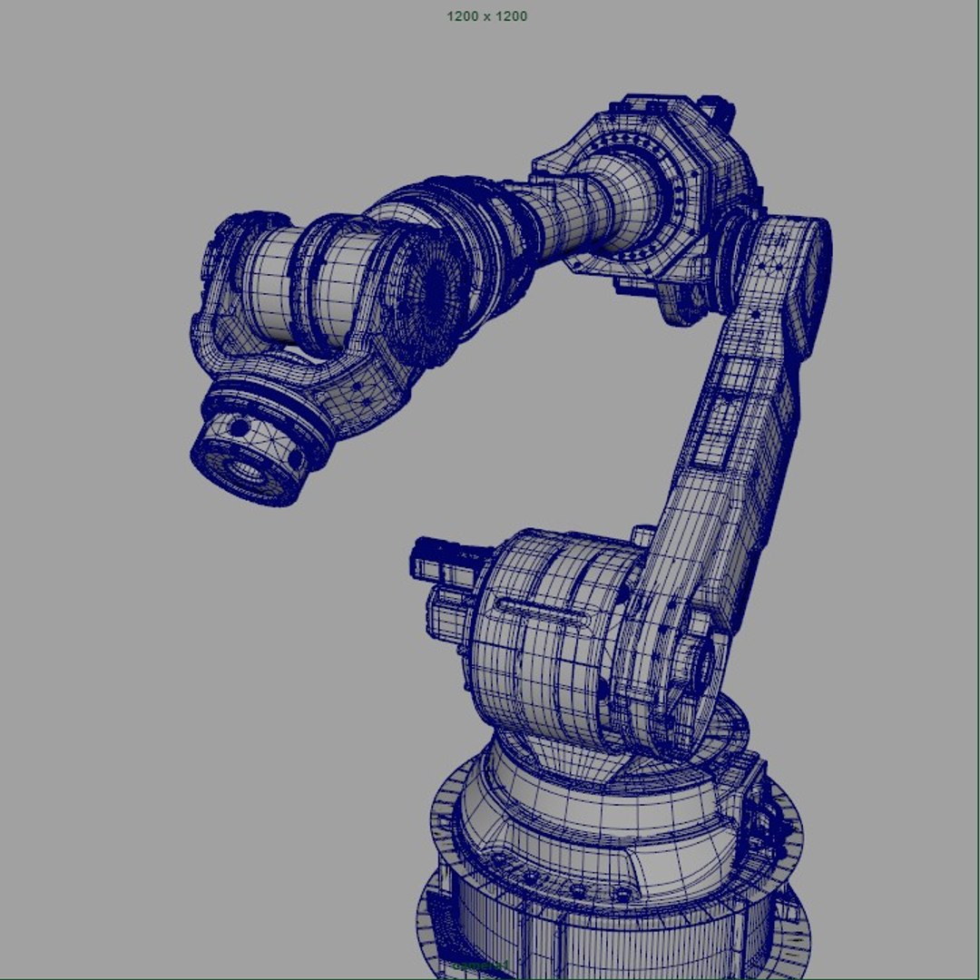 Industrial Robotic Arm 3D Model - TurboSquid 1458355