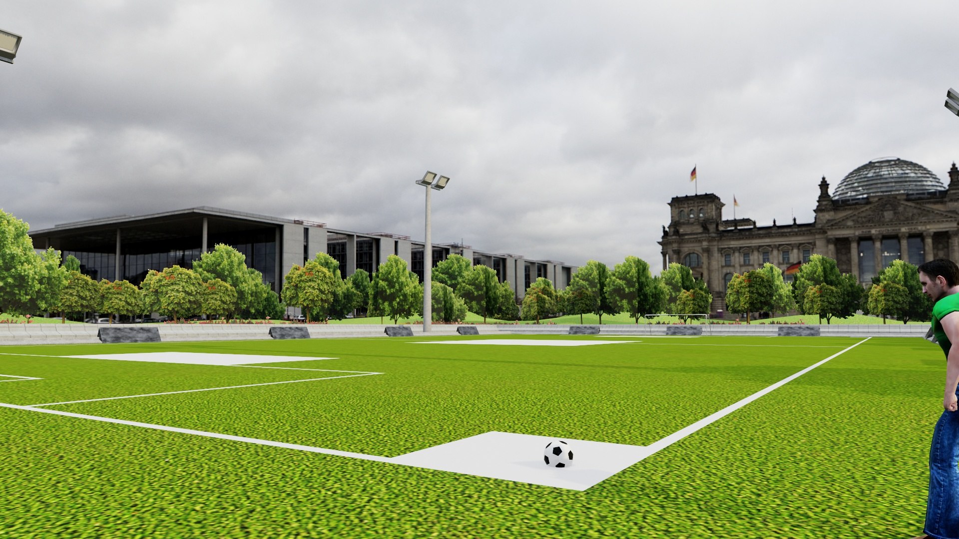 Football Ground 3D - TurboSquid 2144924