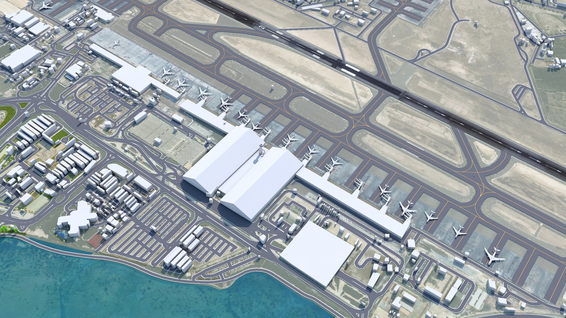 Bahrain Airport 3D - TurboSquid 2051743