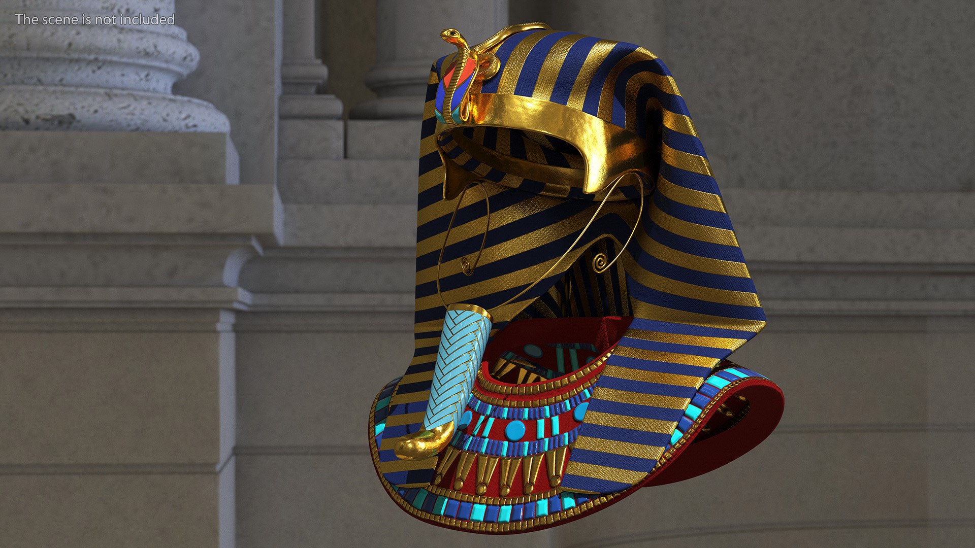 Egyptian Pharaoh Costume 3D model - TurboSquid 2083873