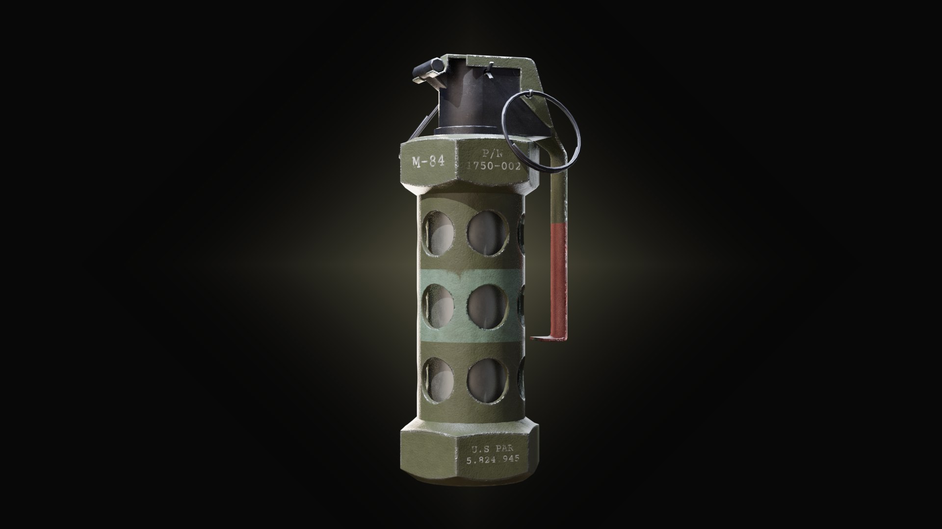 M84 stun grenade 3D - TurboSquid 1587586