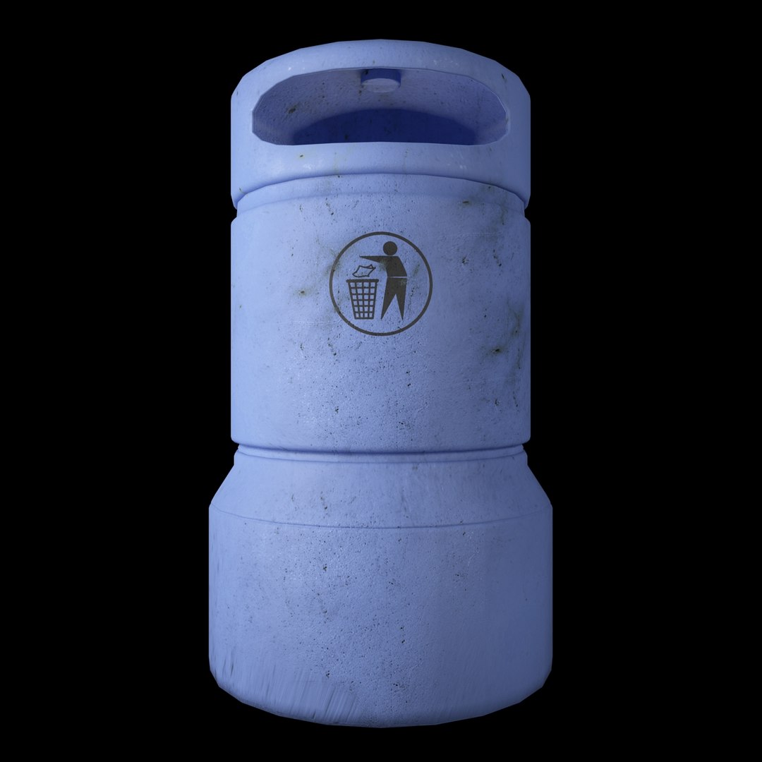 3dsmax Dustbin 02