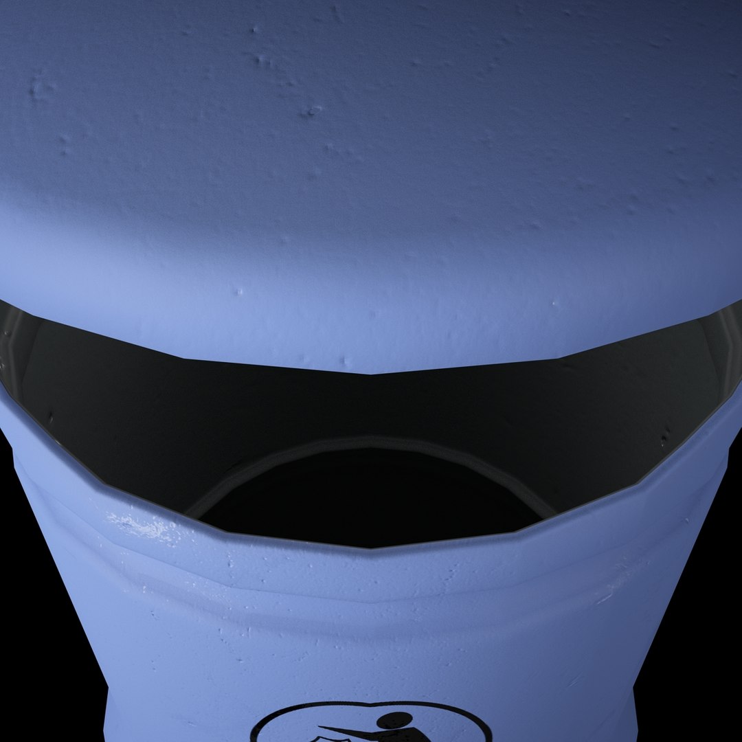 3dsmax Dustbin 02