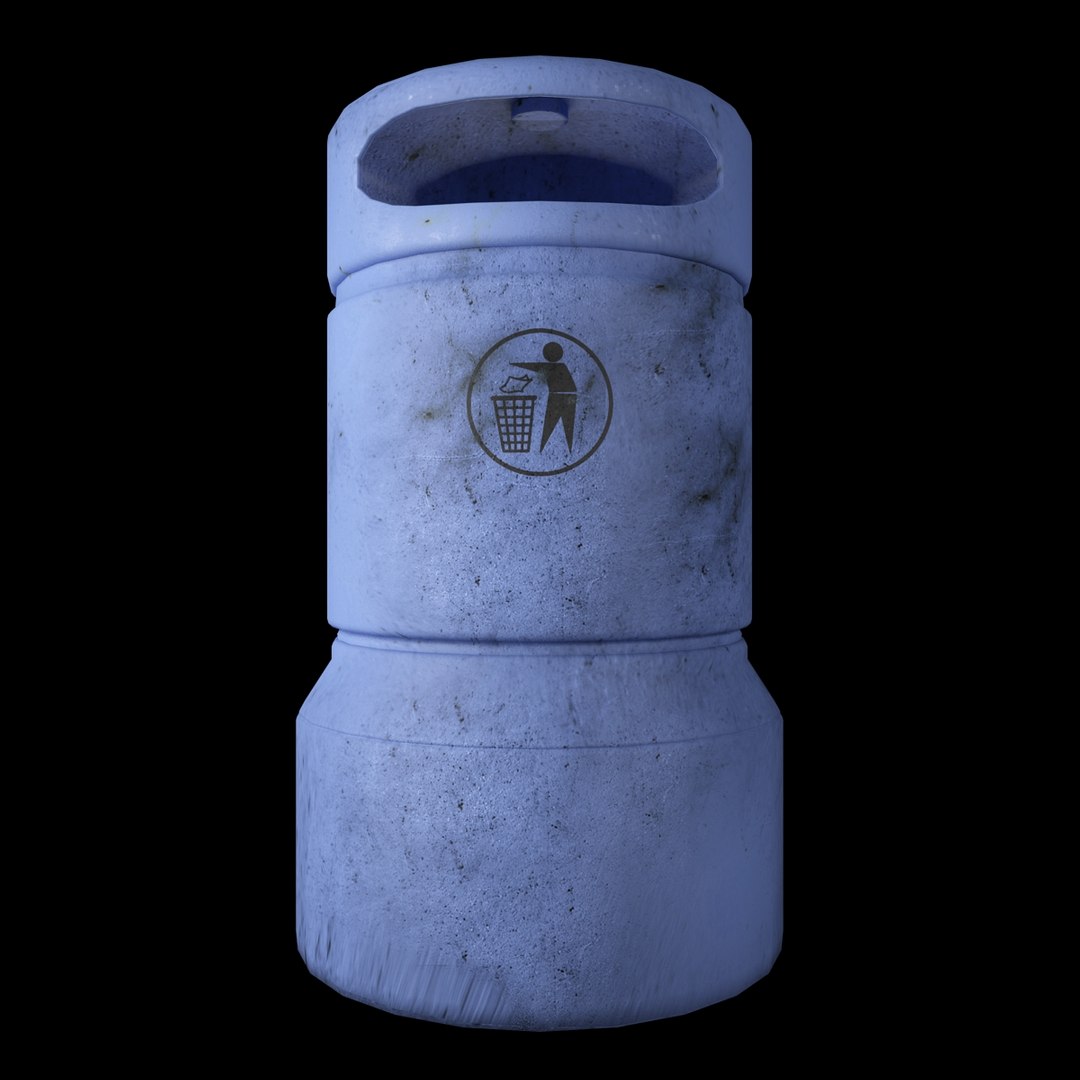 3dsmax Dustbin 02