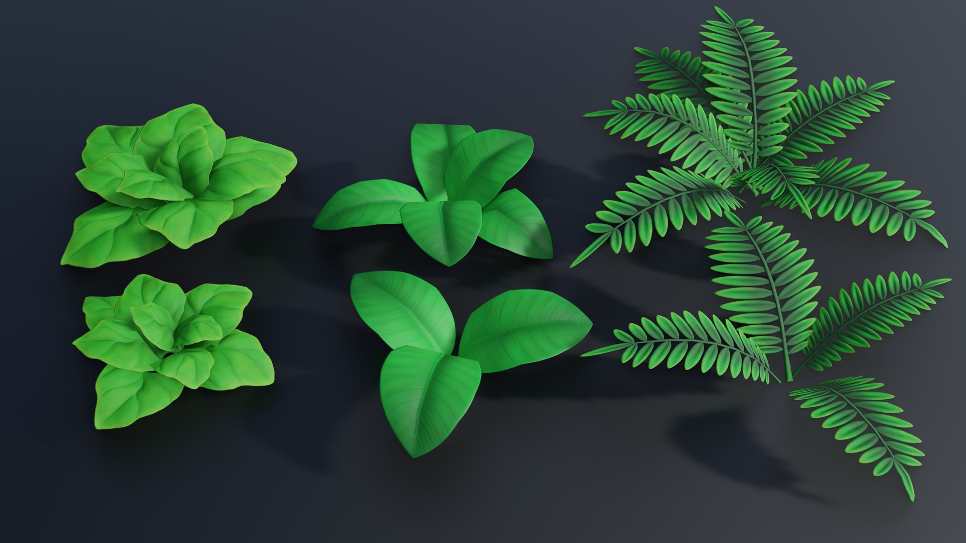 The Stylized Plants 3D Model - TurboSquid 2227985