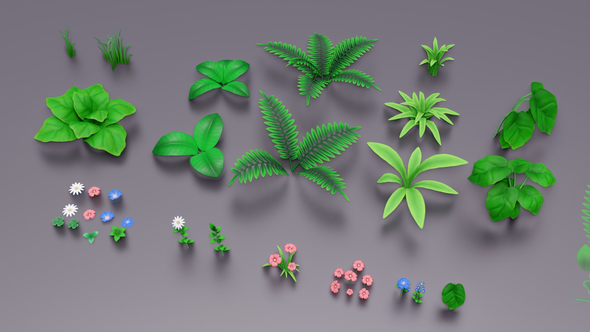The Stylized Plants 3D Model - TurboSquid 2227985