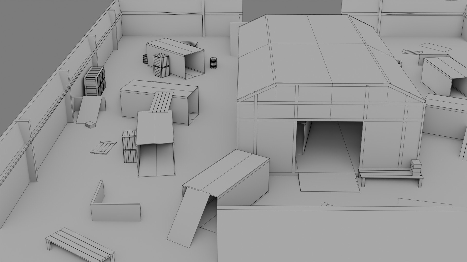 FPS Game Environment - Game Ready- PBR 3D Model - TurboSquid 1903911