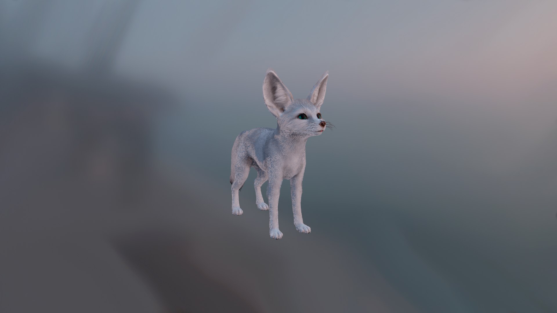 3D Fennec Fox Model - TurboSquid 1872571