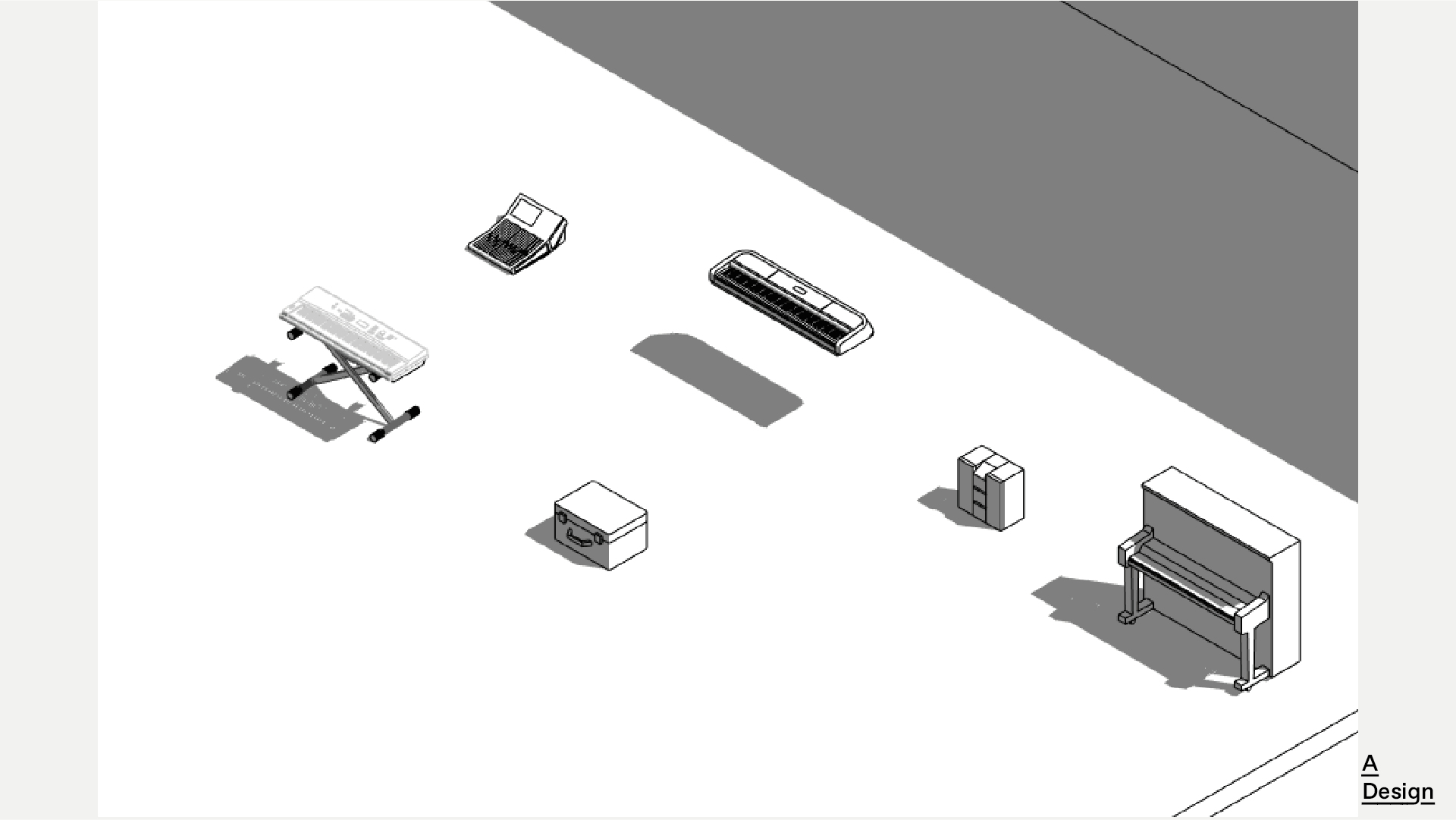 modelo 3d Equipo de música - Modelo de la familia Revit - TurboSquid ...