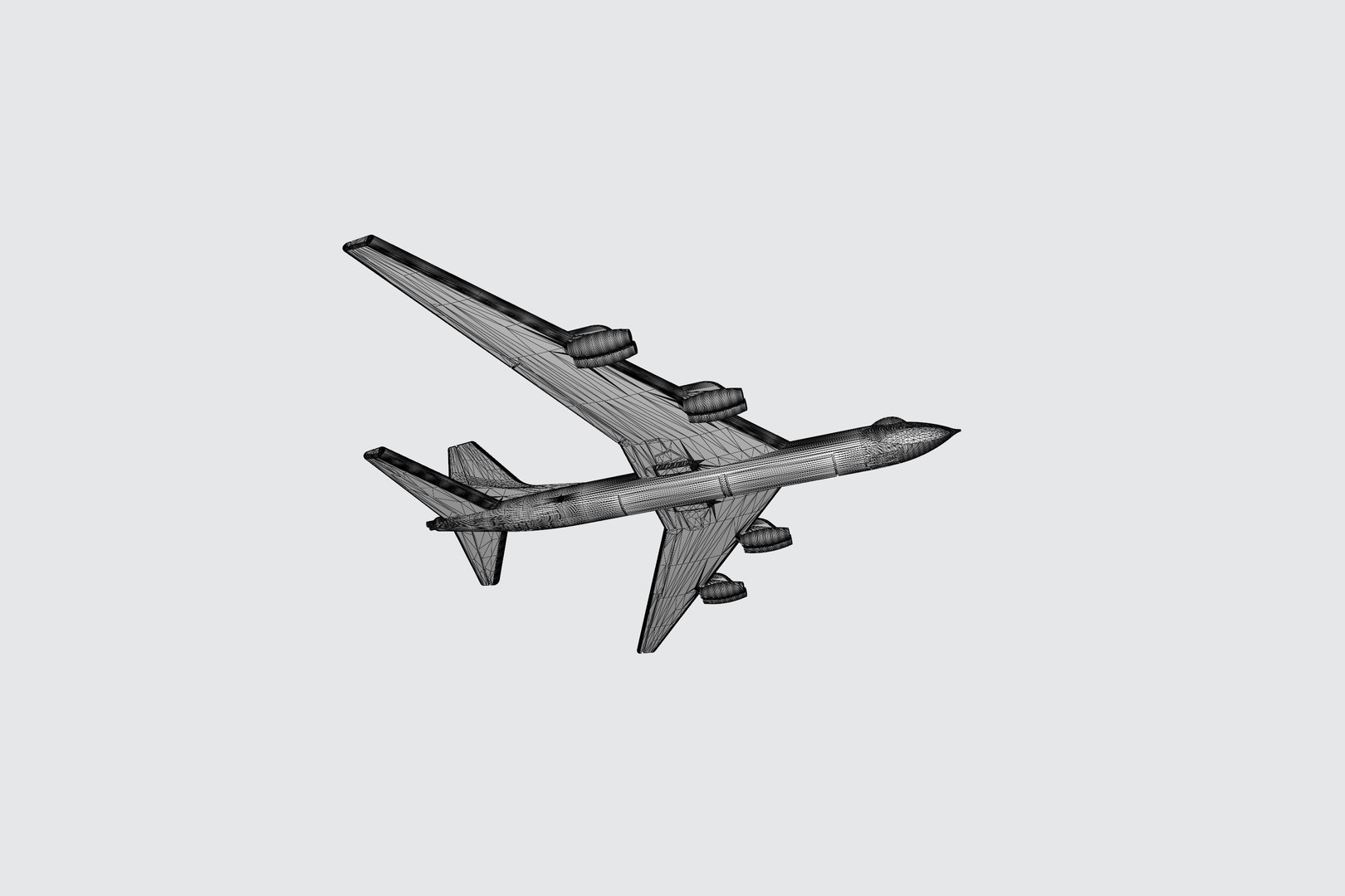 3D Model YB-60 Jet Bomber - TurboSquid 2251734