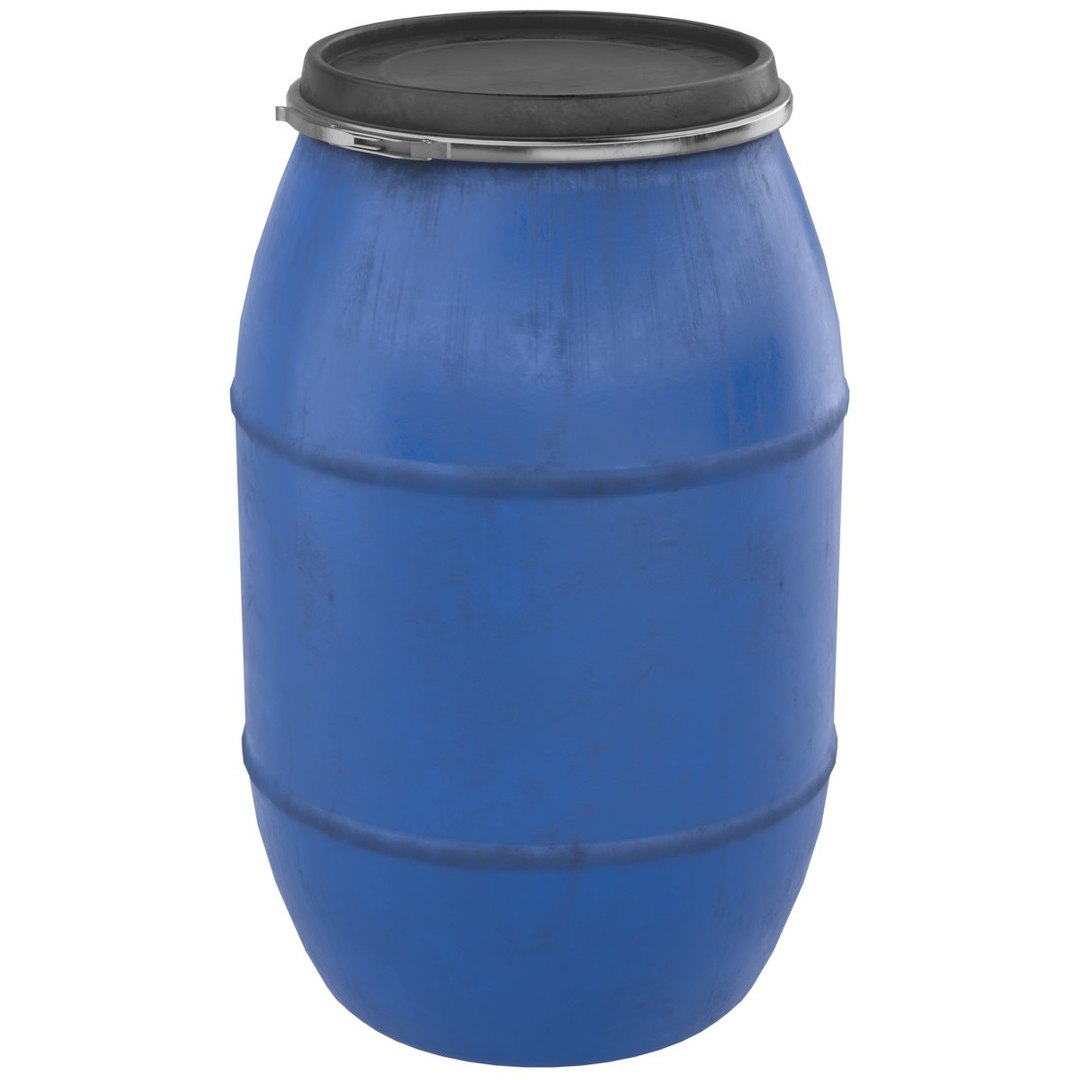3D plastic barrel 1 model - TurboSquid 1215026