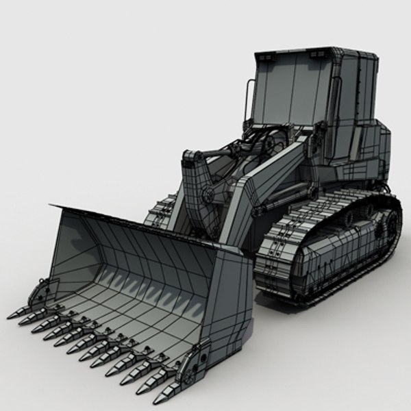 track loader industrial vehicles 3ds