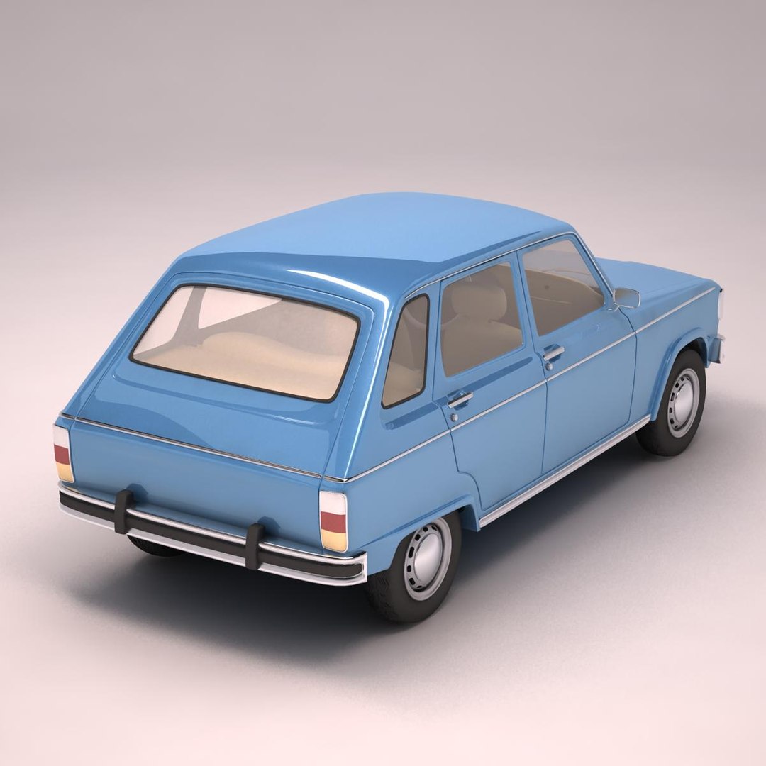 3d Model Renault 6