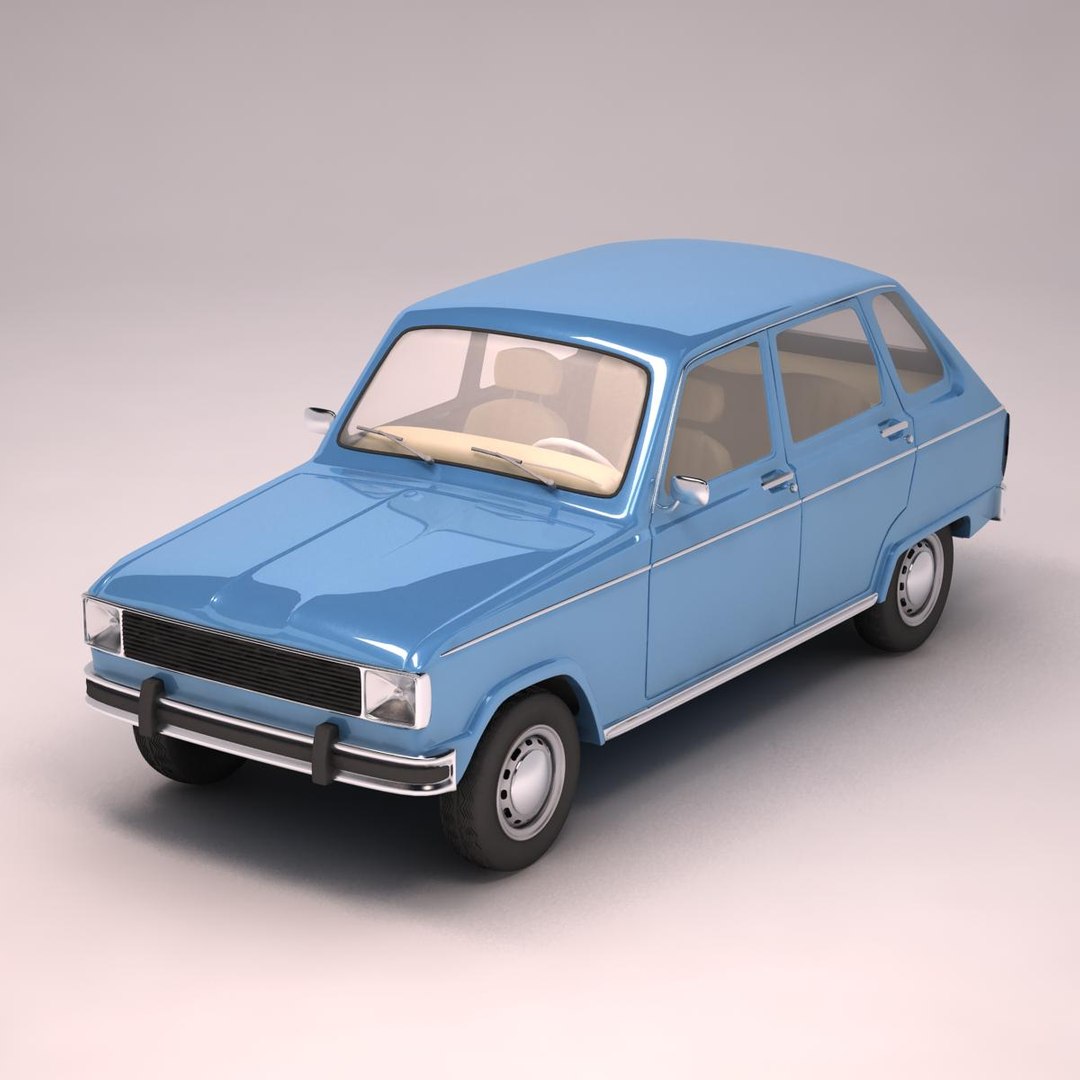 3d Model Renault 6