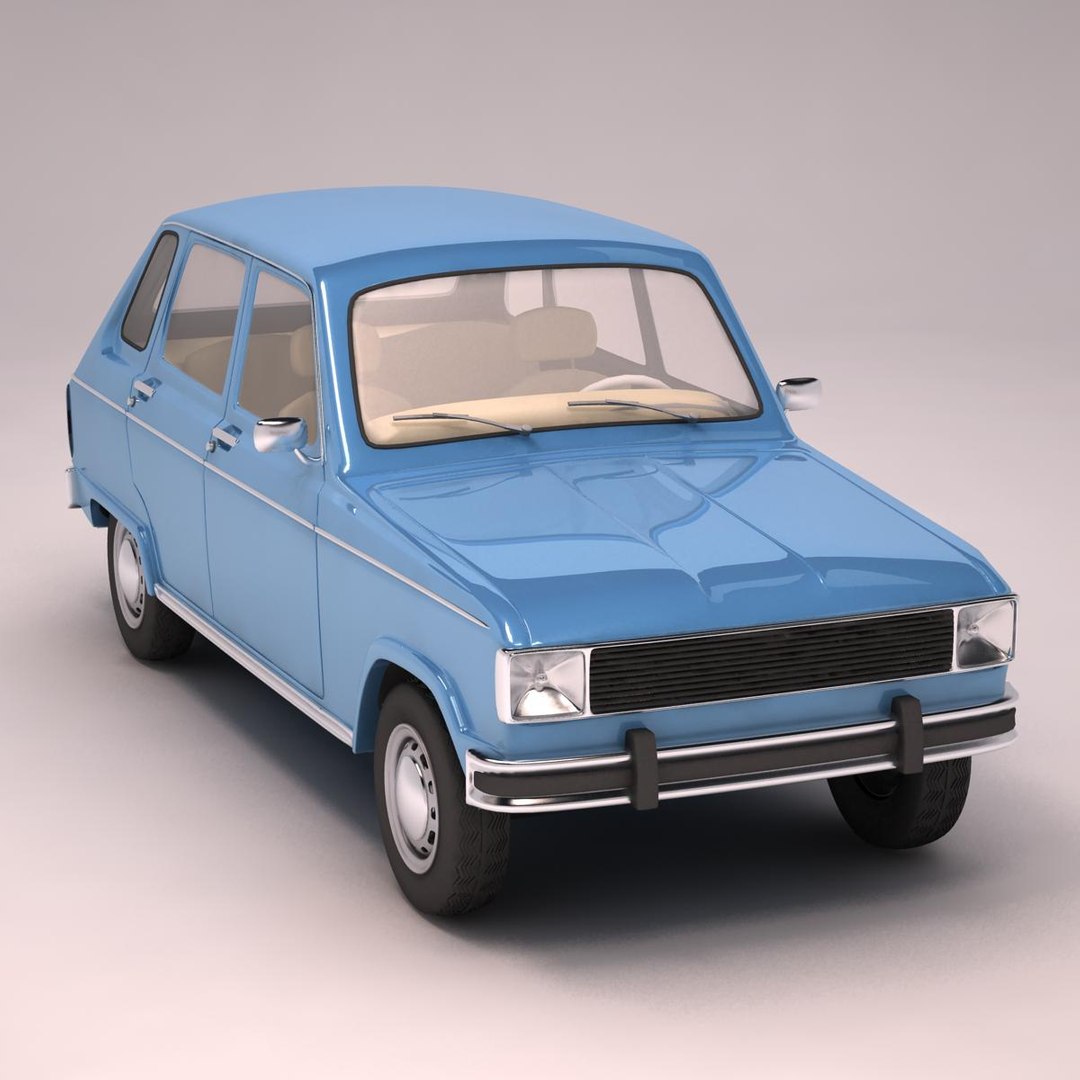 3d Model Renault 6