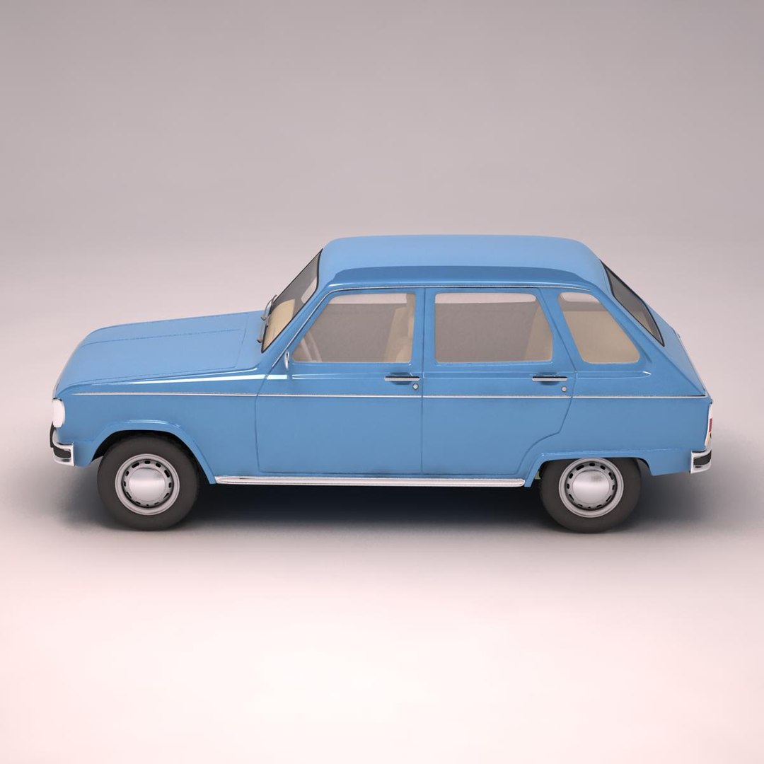 3d Model Renault 6