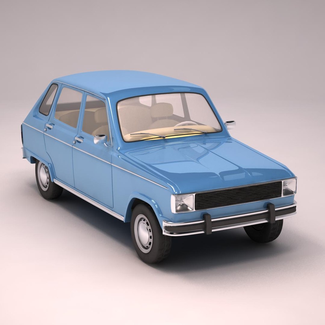 3d Model Renault 6