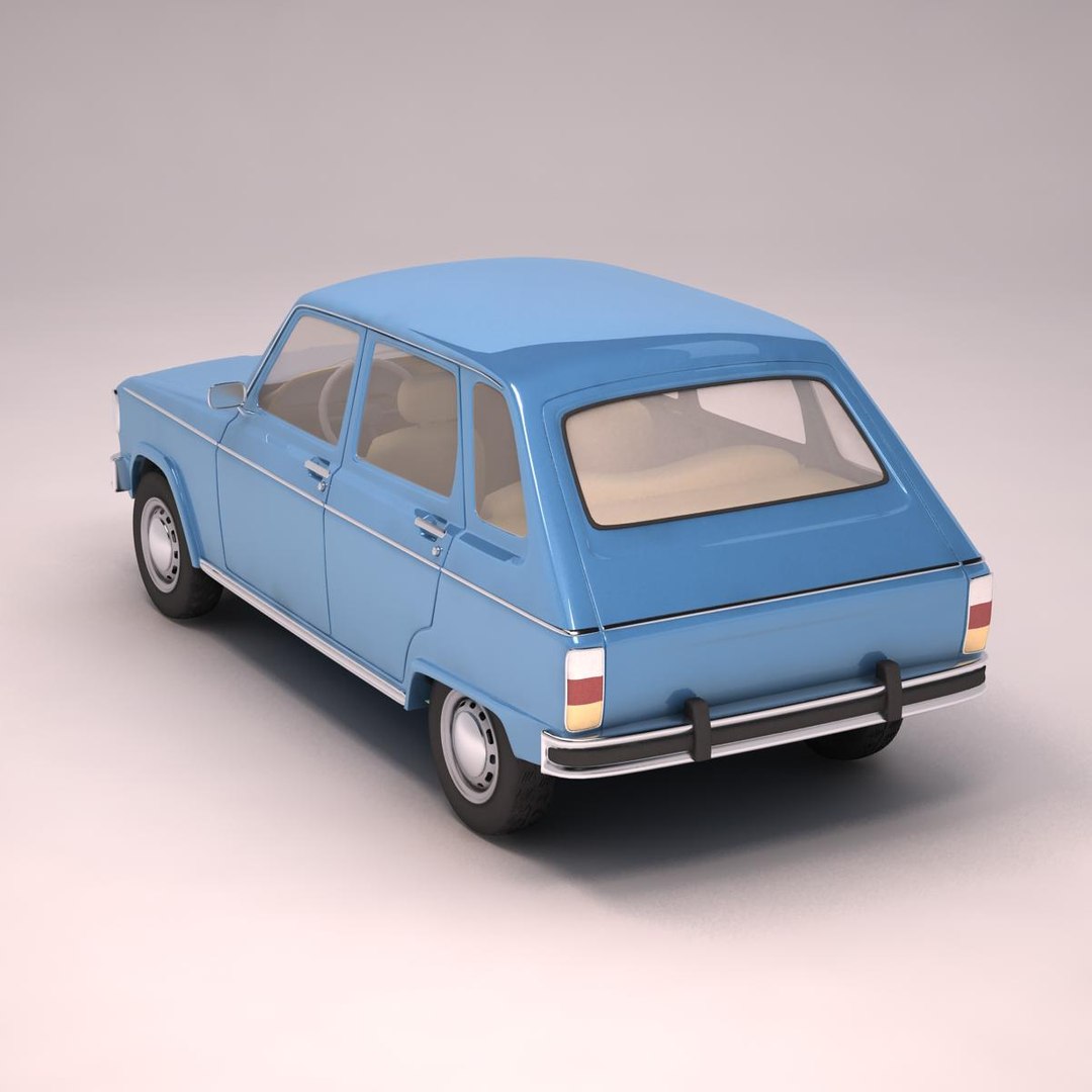 3d Model Renault 6