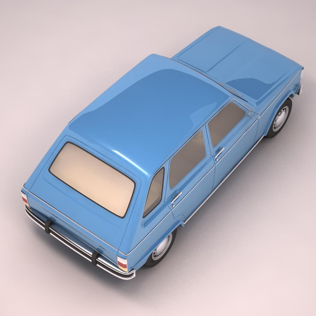 3d Model Renault 6