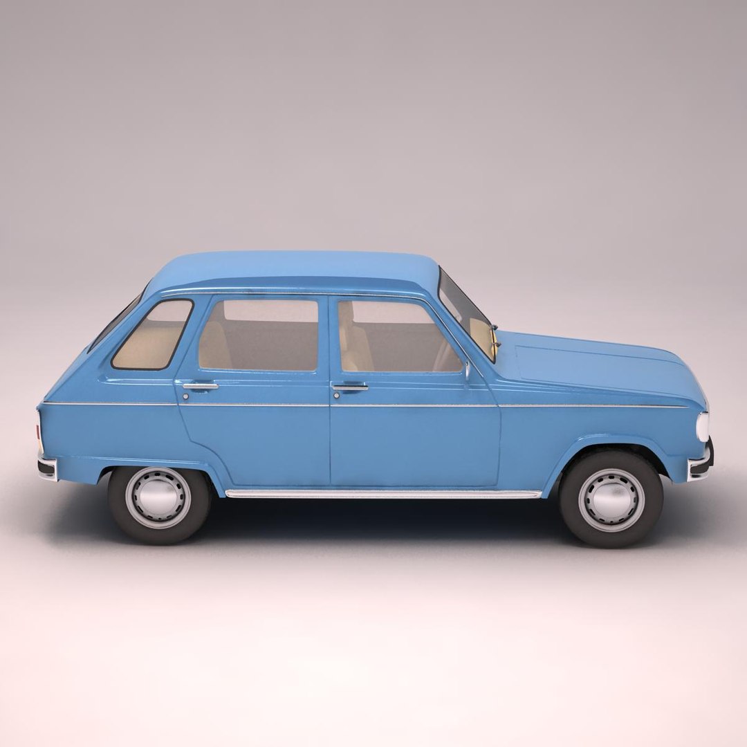 3d Model Renault 6