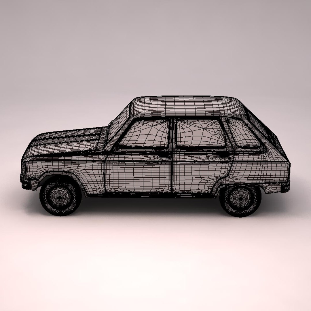 3d Model Renault 6