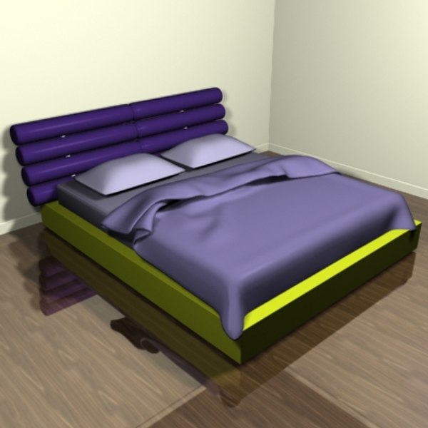 3D 3ds Max bed bedroom kasur