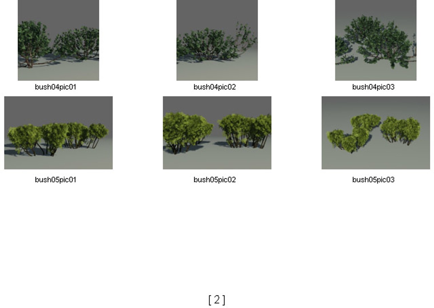 3d 200 Garden Design Shrubs Model