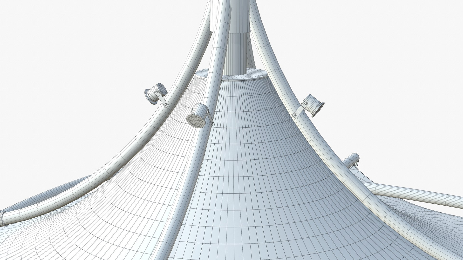 Tensile Structures Architecture 3D model - TurboSquid 1828234