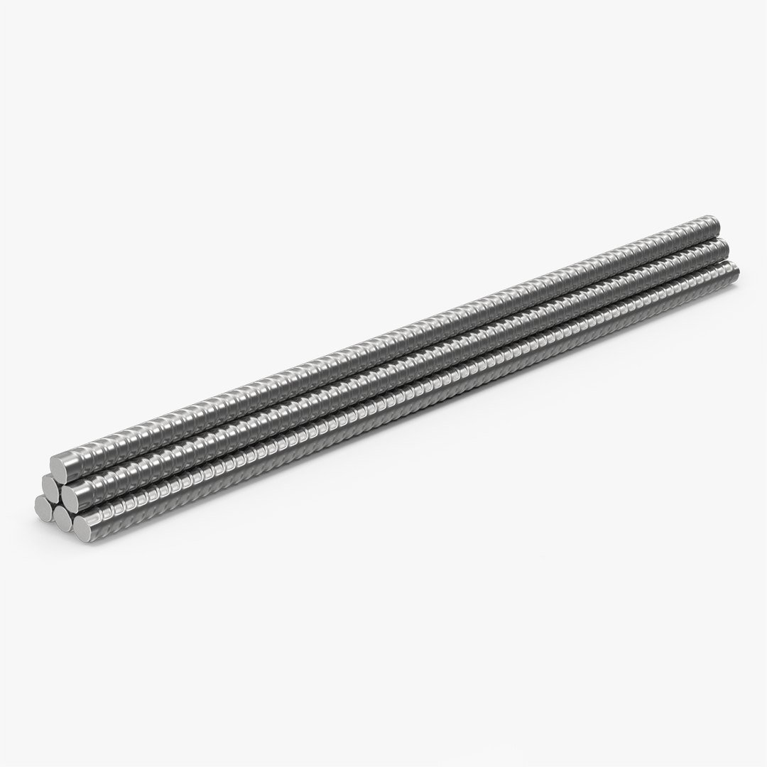 3D Metal Bars - TurboSquid 2032782