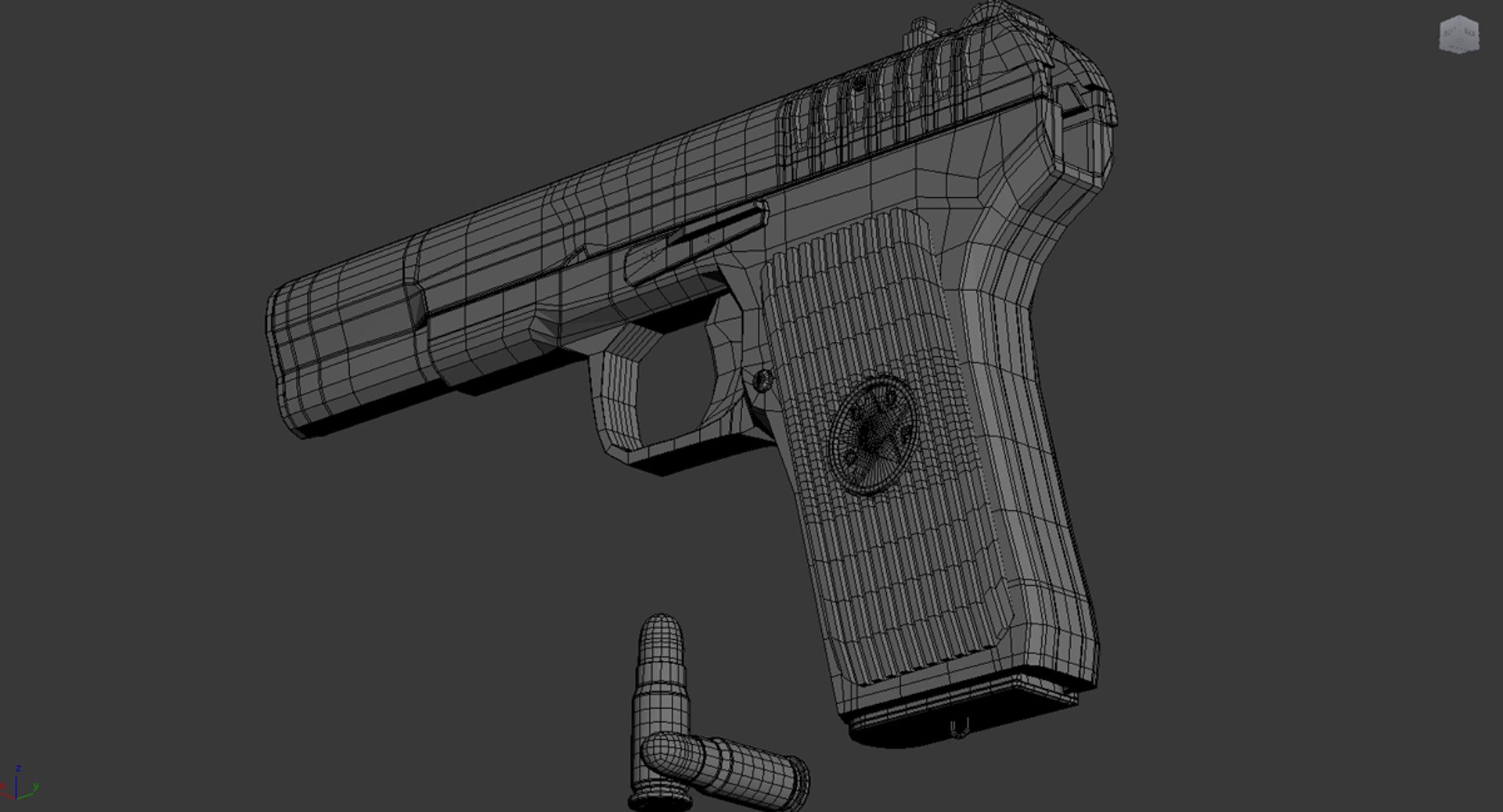 Tt-33 Soviet Tokarev 3d Max