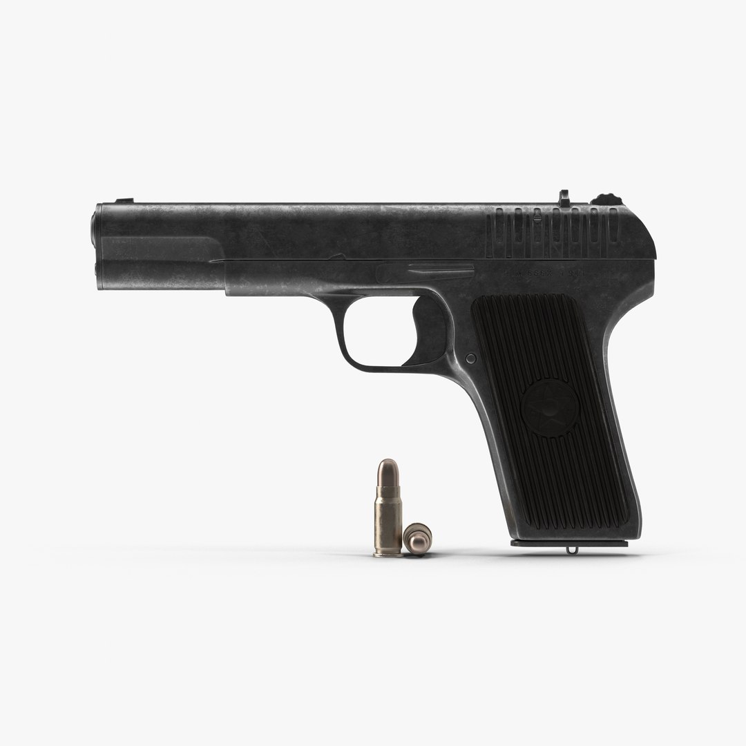 Tt-33 Soviet Tokarev 3d Max