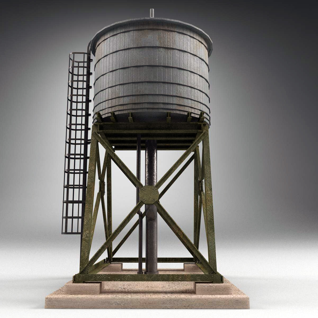 water tower 3d 3ds