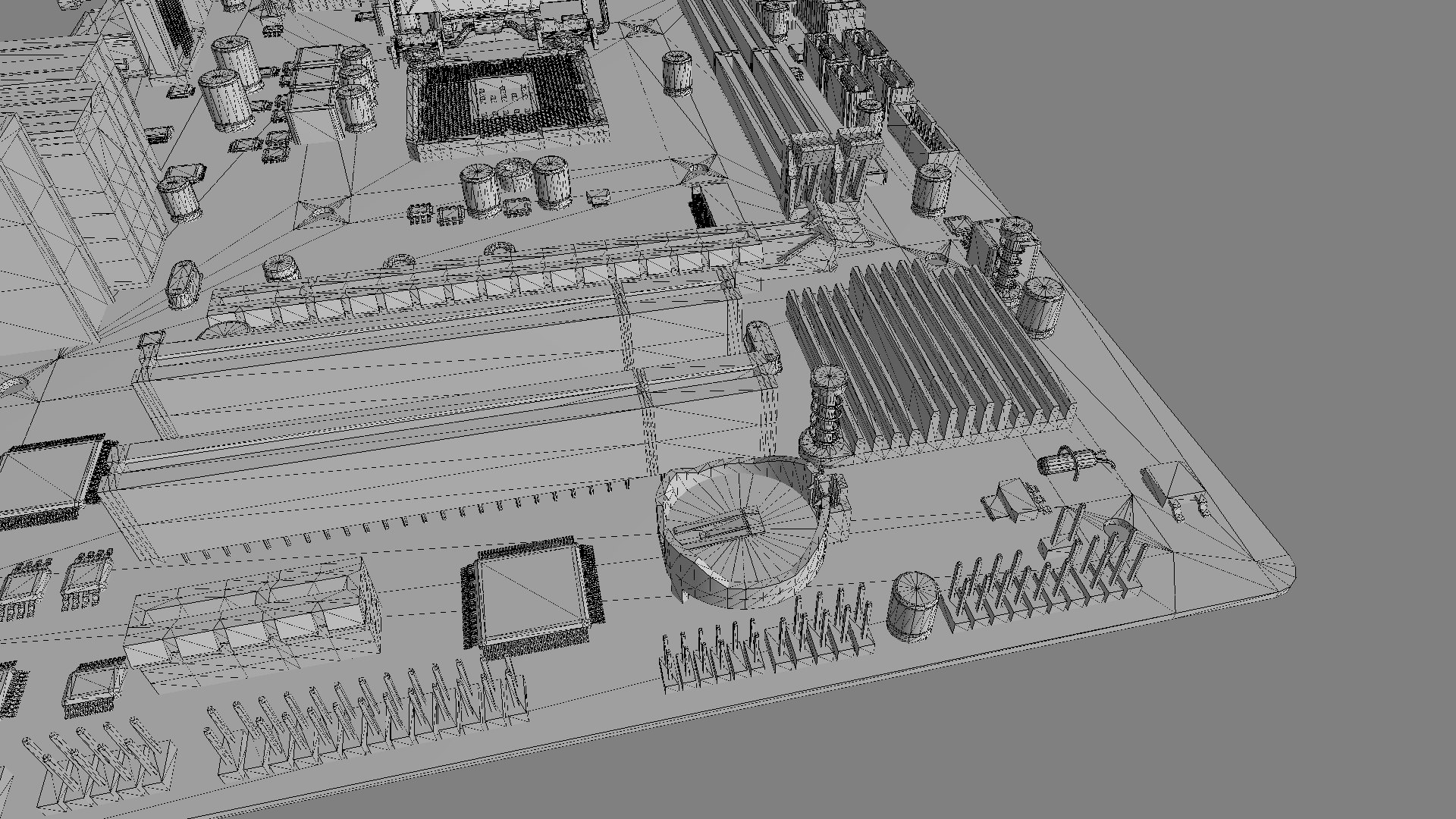 PC Motherboard MicroATX Mk03 Model - TurboSquid 1981390