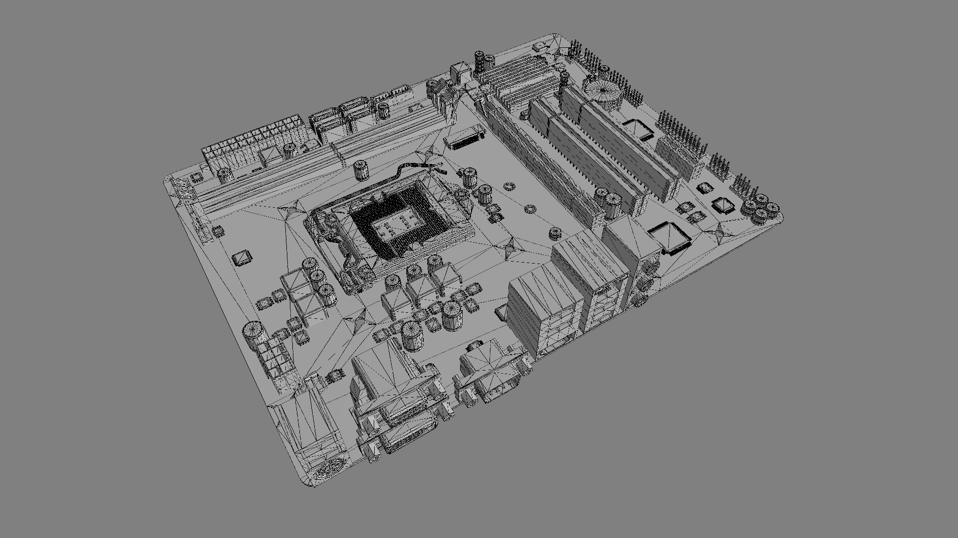 PC Motherboard MicroATX Mk03 Model - TurboSquid 1981390