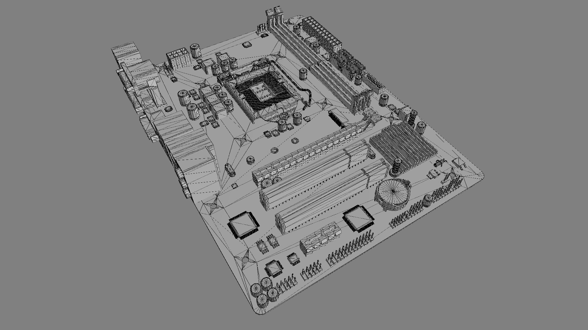 PC Motherboard MicroATX Mk03 Model - TurboSquid 1981390