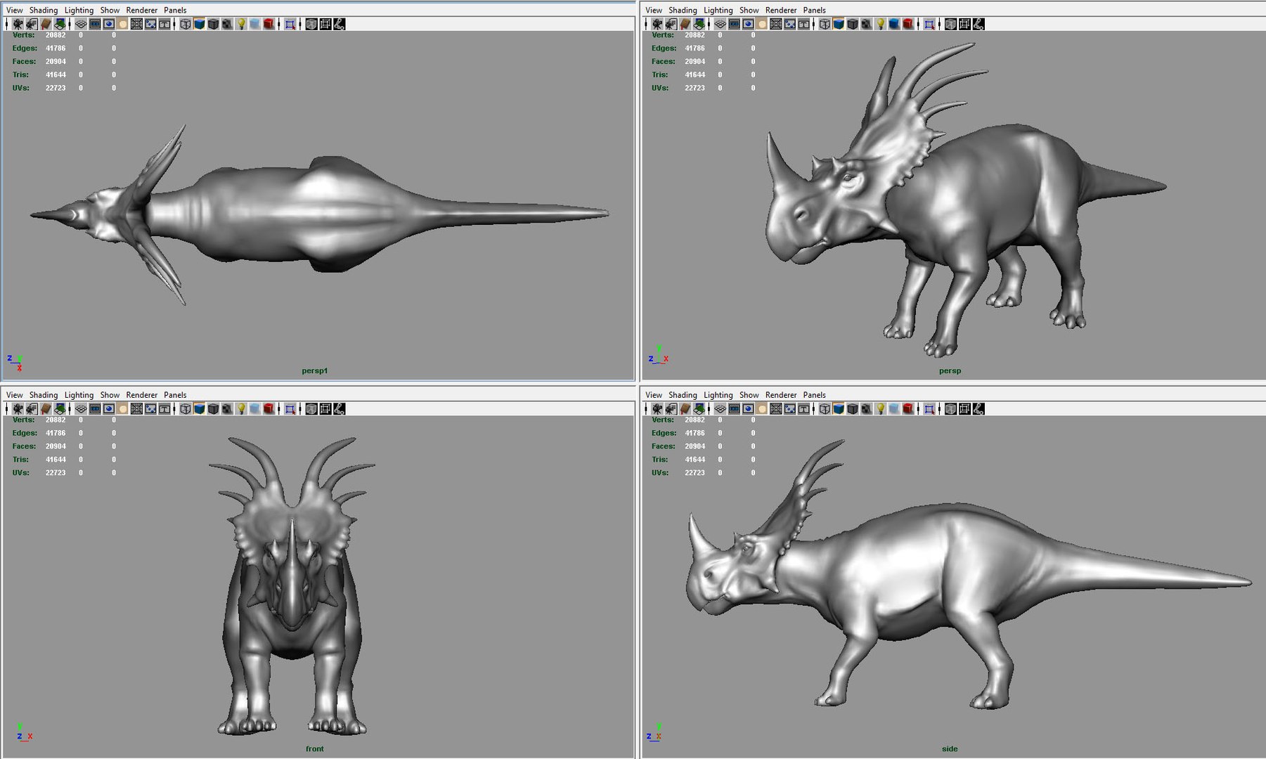 Styracosaurus Styracosaur 3d Model