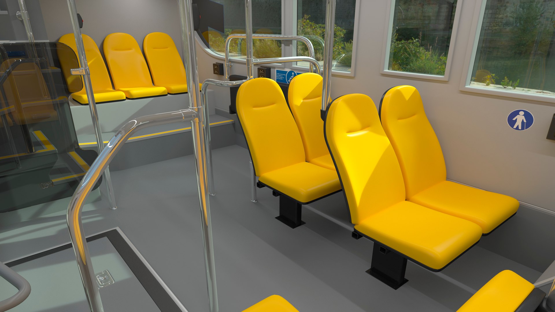 Open Top Double Decker Hop On Off Tour Bus Rigged for Cinema 4D 3D ...